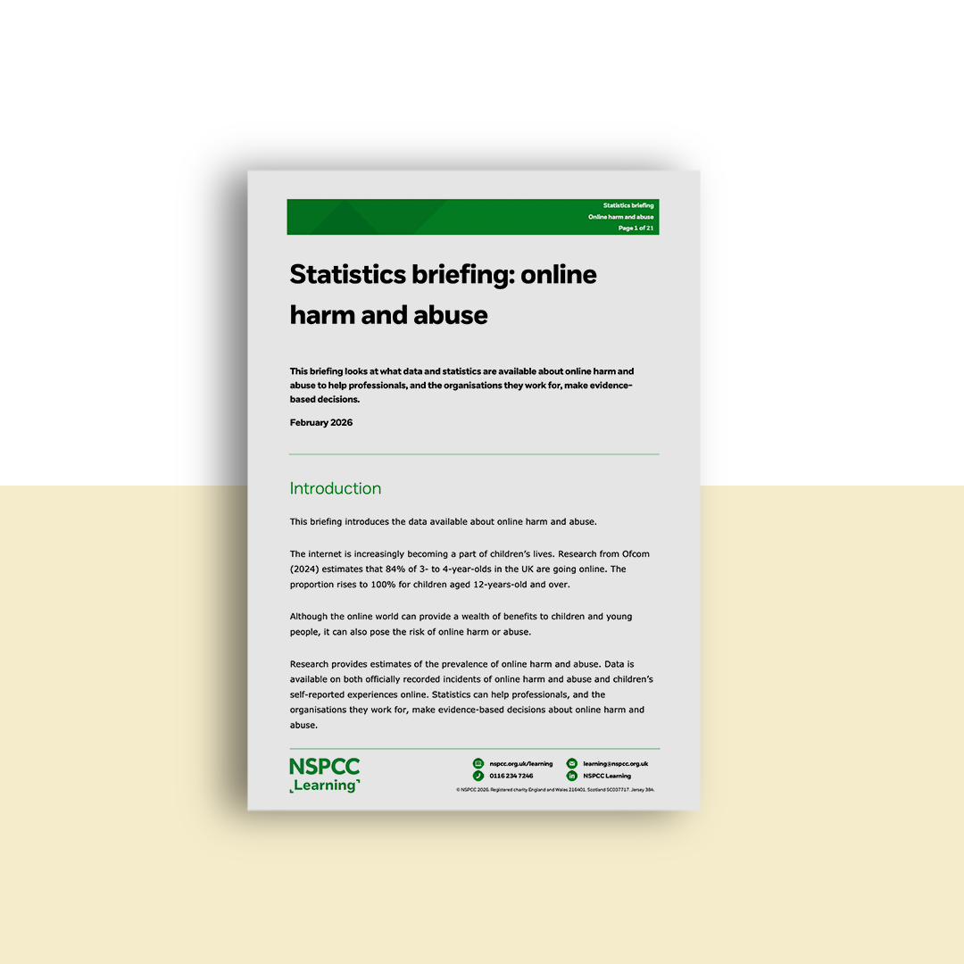 NSPCC Learning | Statistics briefing on online harm and abuse ...