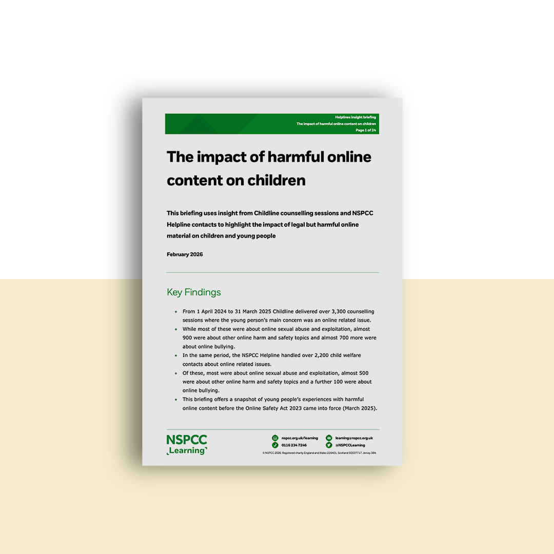 NSPCC Learning | The impact of harmful online content on children ...
